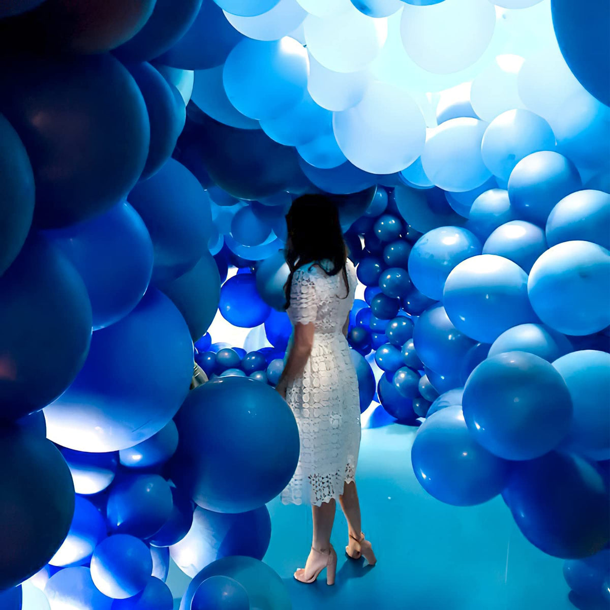 PartyWoo Royal Blue Balloons 120 pcs 5 Inch Small Mini Matte Dark Blue